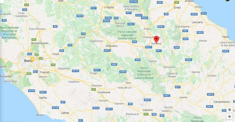 Sulmona, one of the prettiest towns in Abruzzo Italy