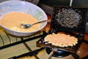 Pizzelle, a traditional recipe for an Abruzzese dessert